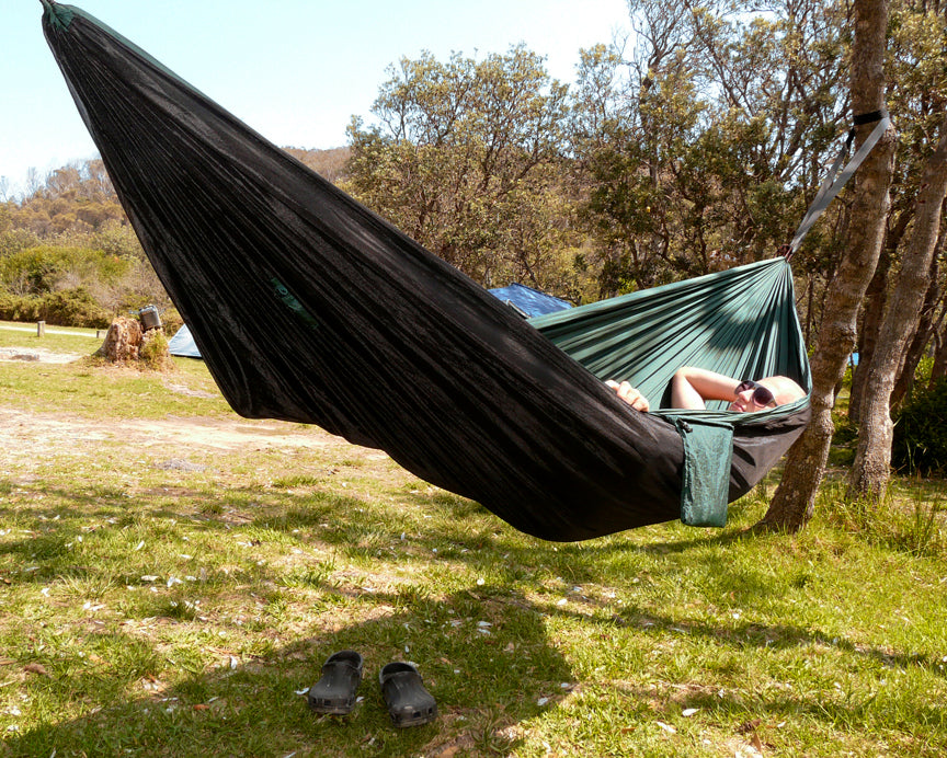 Premium Tent Hammocks for Camping in Australia › Aussie Tent Hammock ...